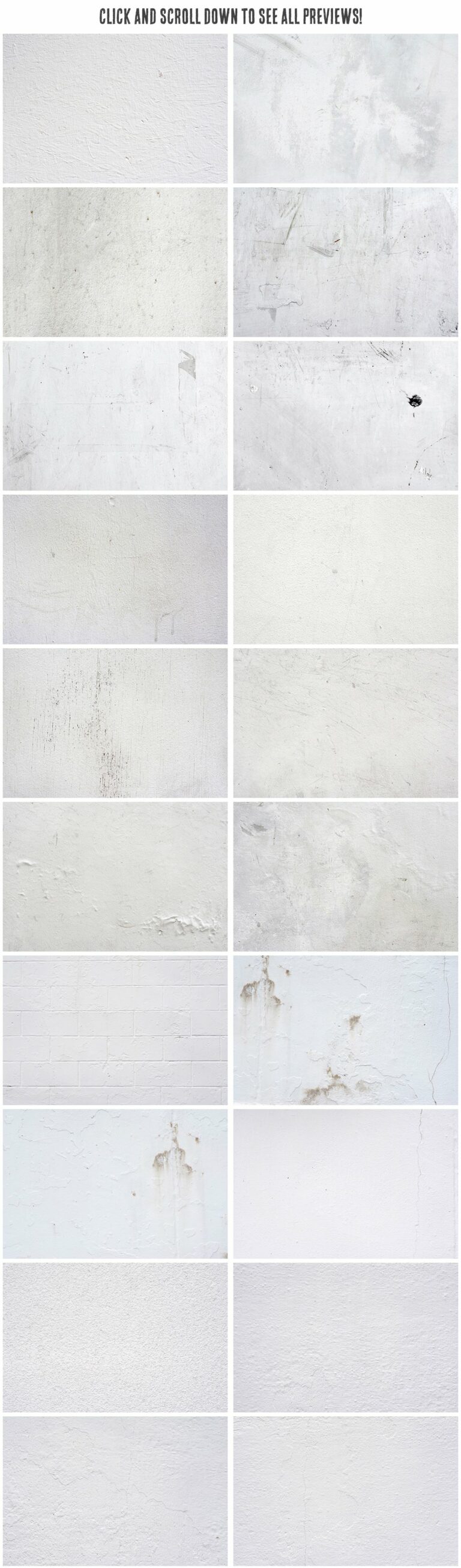 80 White Wall Textures Bundle – MasterBundles