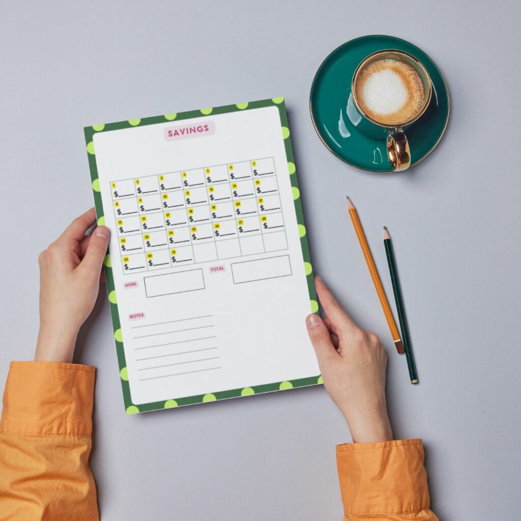 Monthly Budget Planner and Savings Tracker - MasterBundles