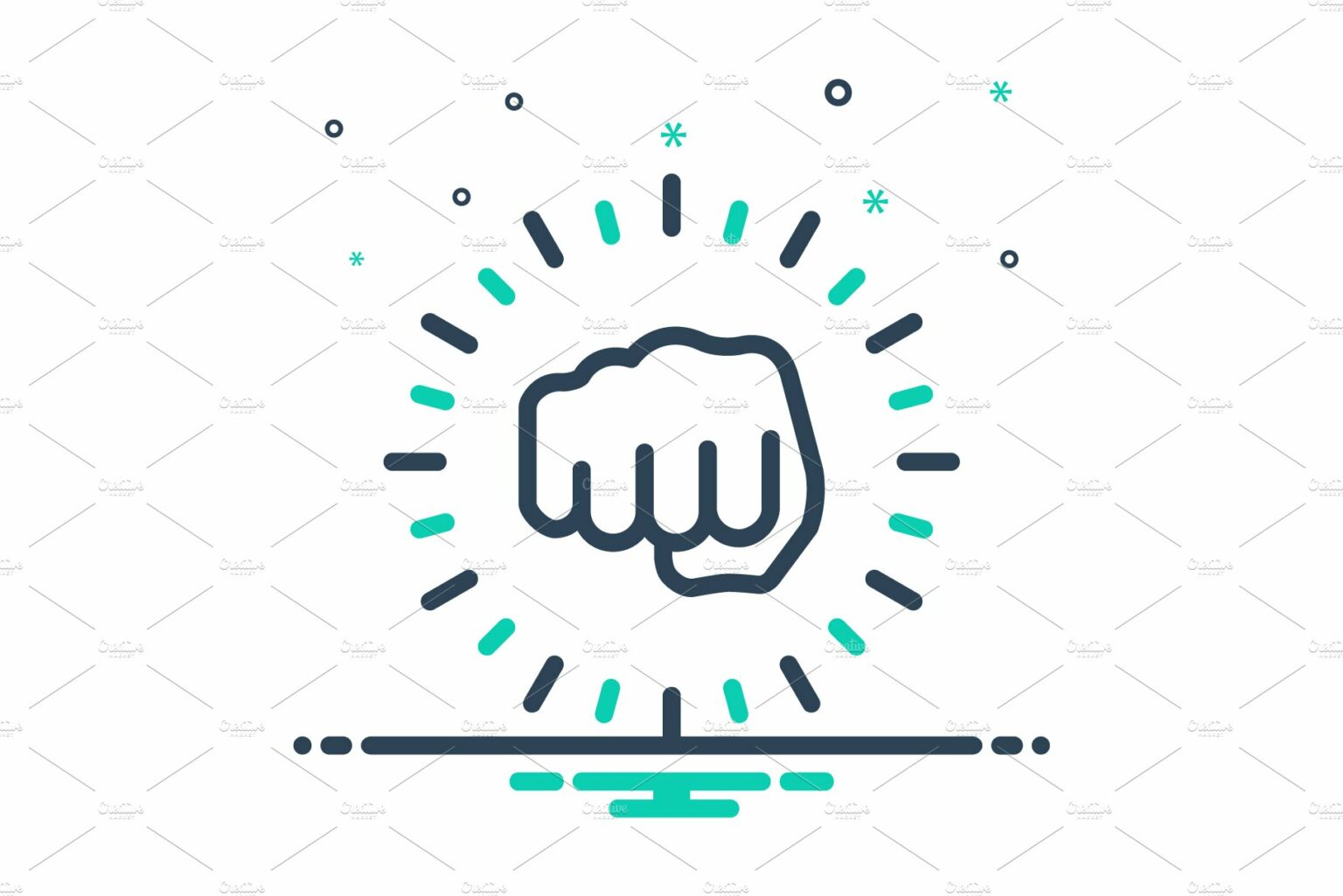 Punch hit mix icon – MasterBundles