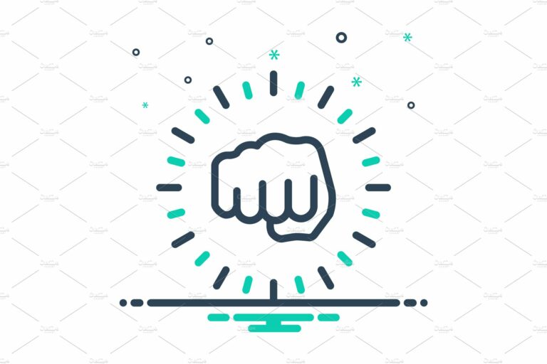 Punch hit mix icon – MasterBundles