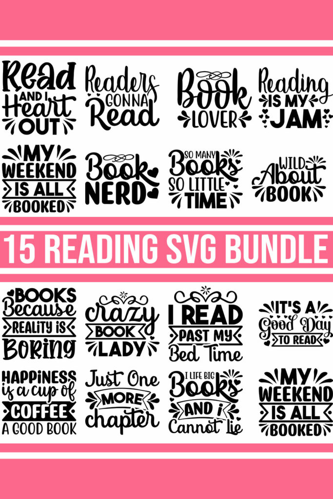 Reading SVG Bundle - MasterBundles