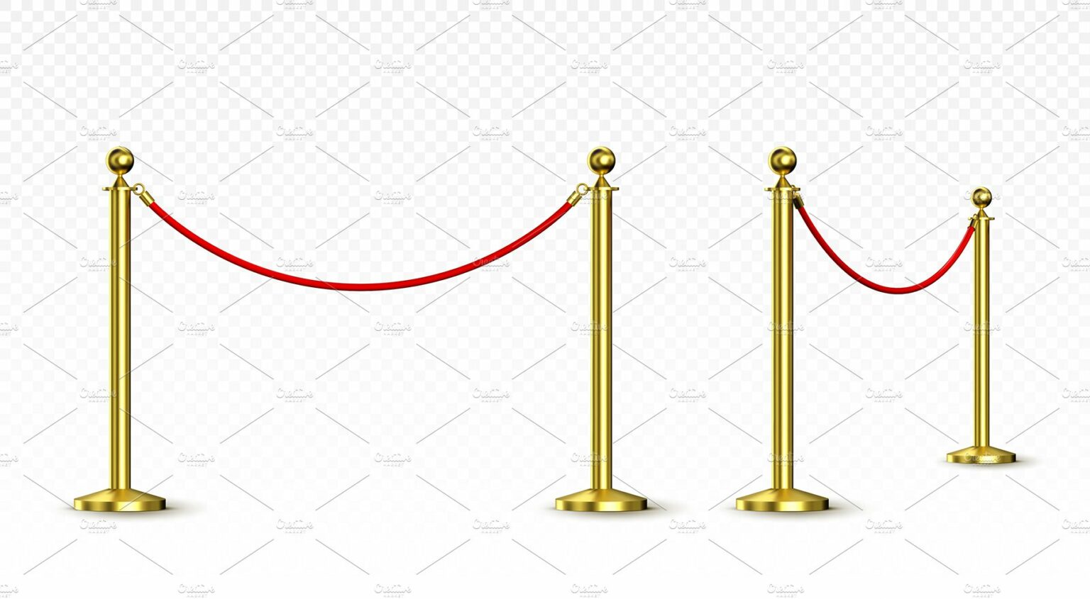 Barrier ropes and red carpet – MasterBundles