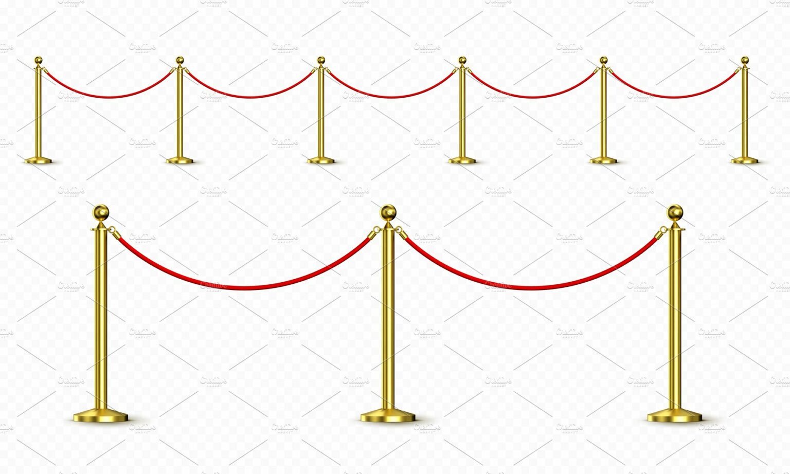 Barrier ropes and red carpet – MasterBundles