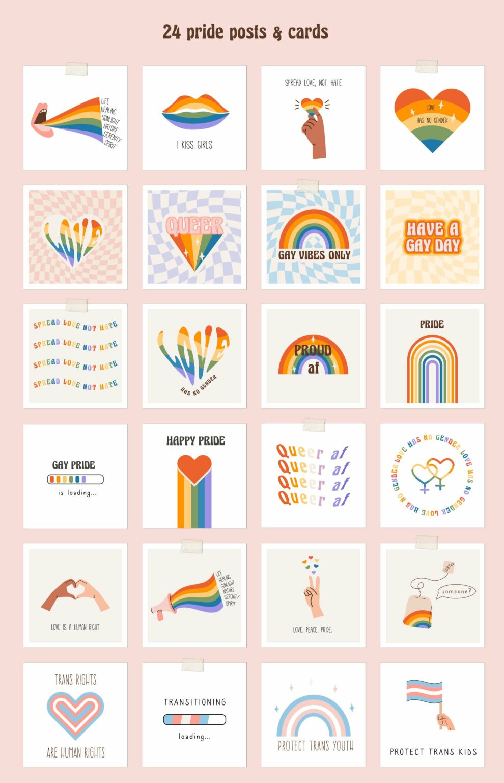 Retro Pride Collection – MasterBundles