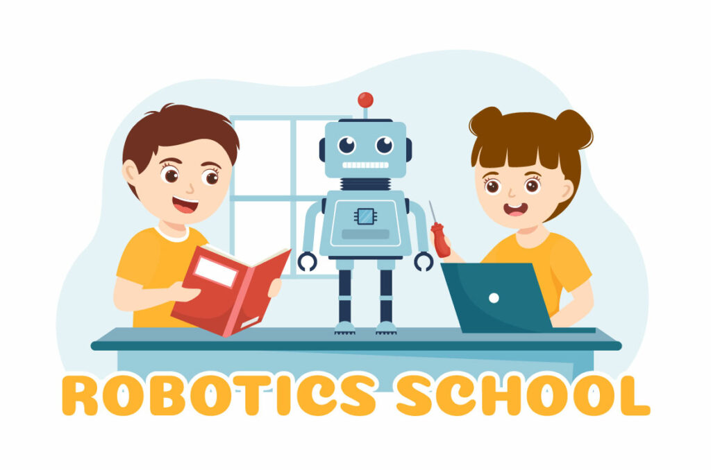 11 Robotics School Illustration - MasterBundles