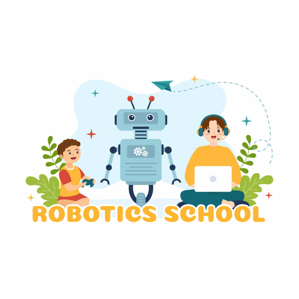 11 Robotics School Illustration - MasterBundles