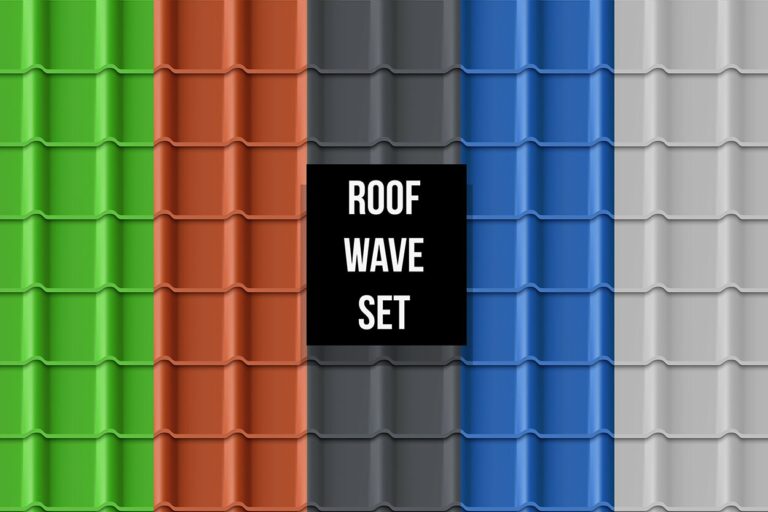 Tiled waves roof seamless pattern – MasterBundles