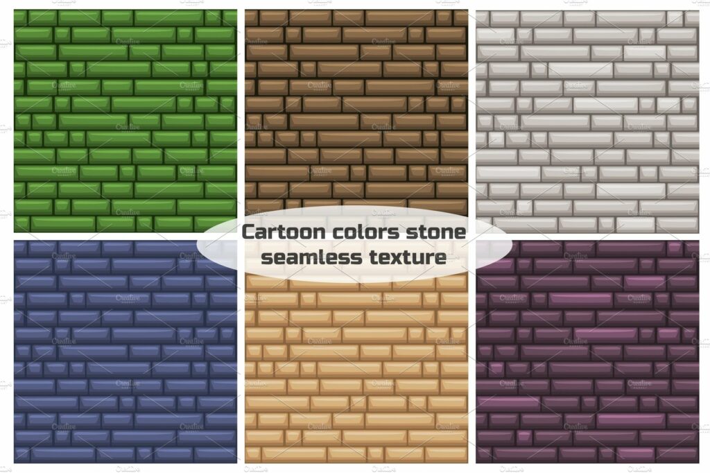 seamless texture different color stone wall – MasterBundles