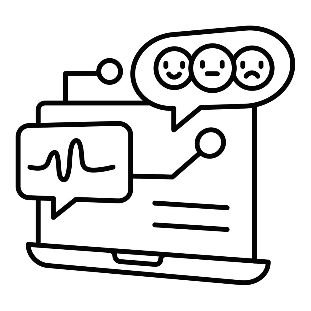 Sentiment Analysis Iconography Vector Line Icons For Emotion Evaluation And Recognition Iconic