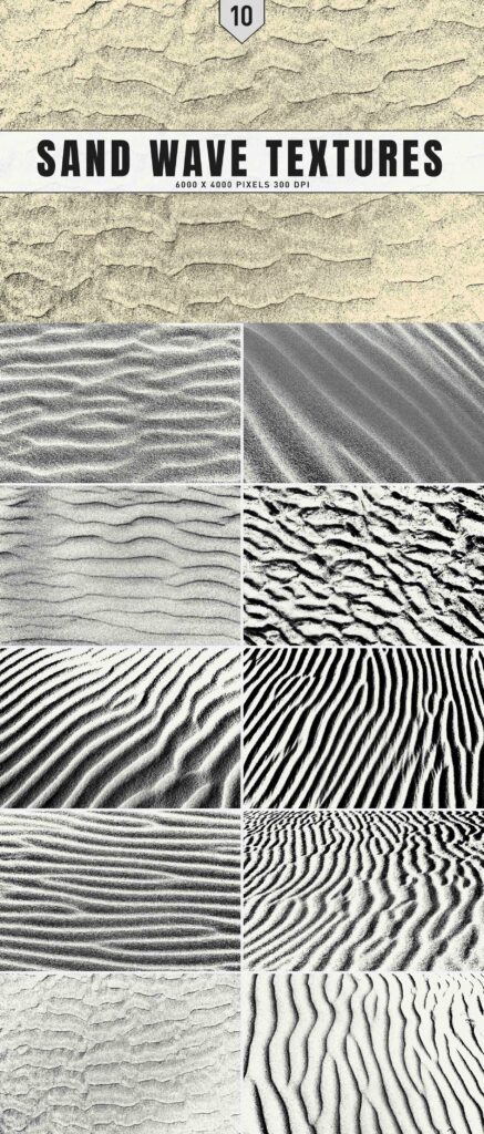 Sand Wave Textures – MasterBundles