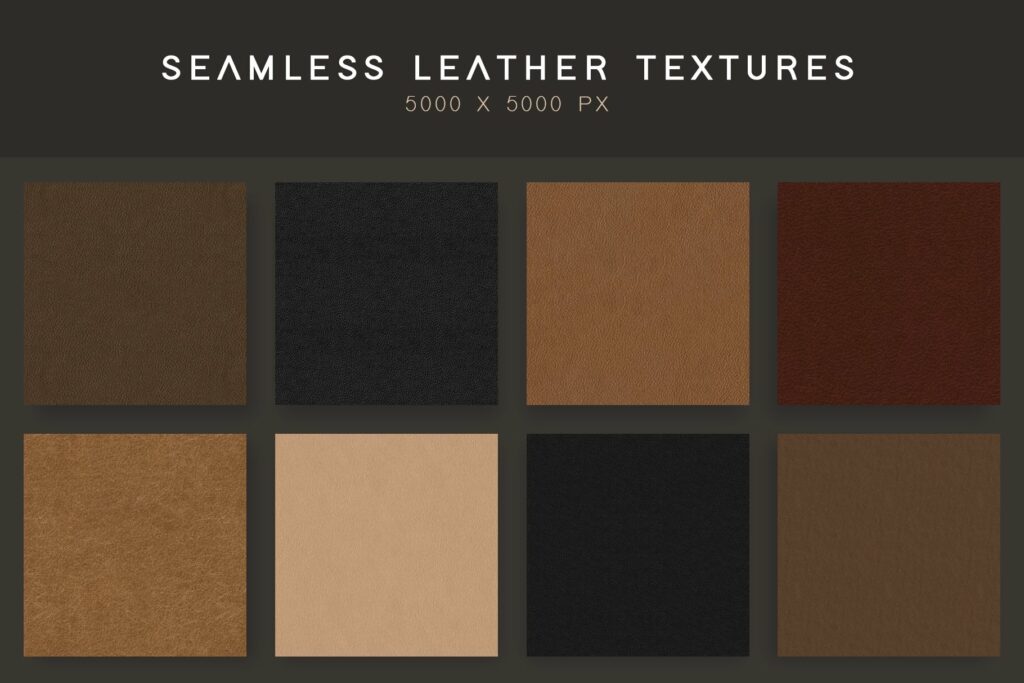 Seamless Leather Textures – MasterBundles