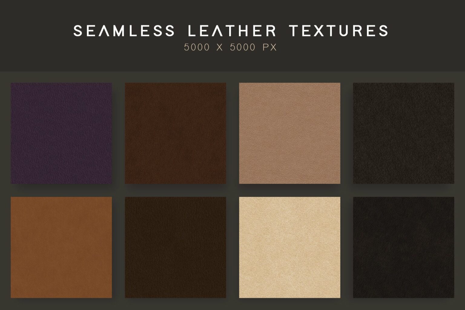 Seamless Leather Textures – MasterBundles