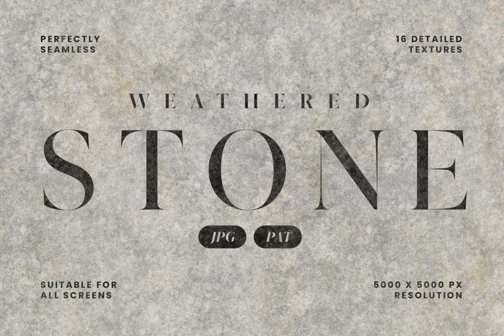 Seamless Weathered Stone Textures – MasterBundles