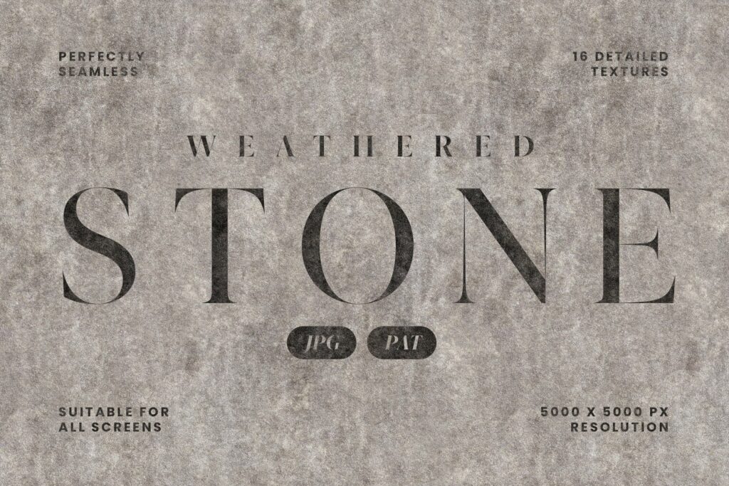 Seamless Weathered Stone Textures – MasterBundles