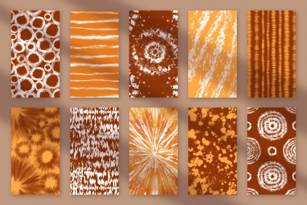 Seamless Terracotta Tie-Dye Patterns – MasterBundles