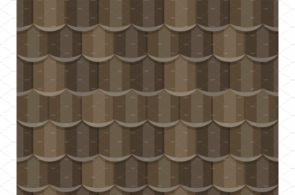 Seamless tile roof. Textured – MasterBundles