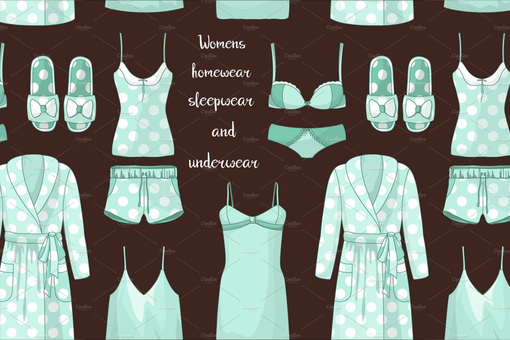 Women homewear pattern – MasterBundles