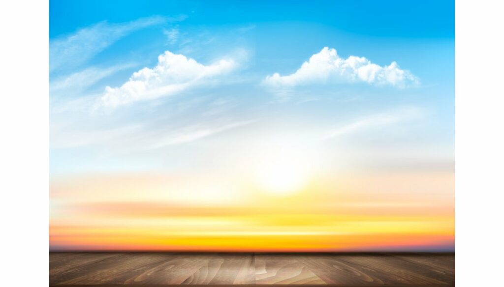 Sunset sky background. Vector – MasterBundles