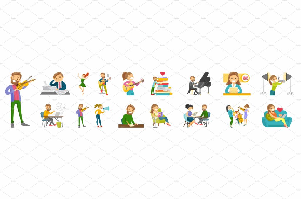 People of creative professions. – MasterBundles