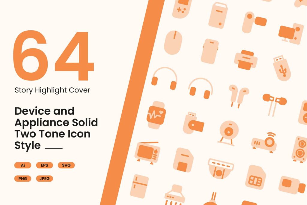 Device Appliance Icon Two Tone Solid – MasterBundles