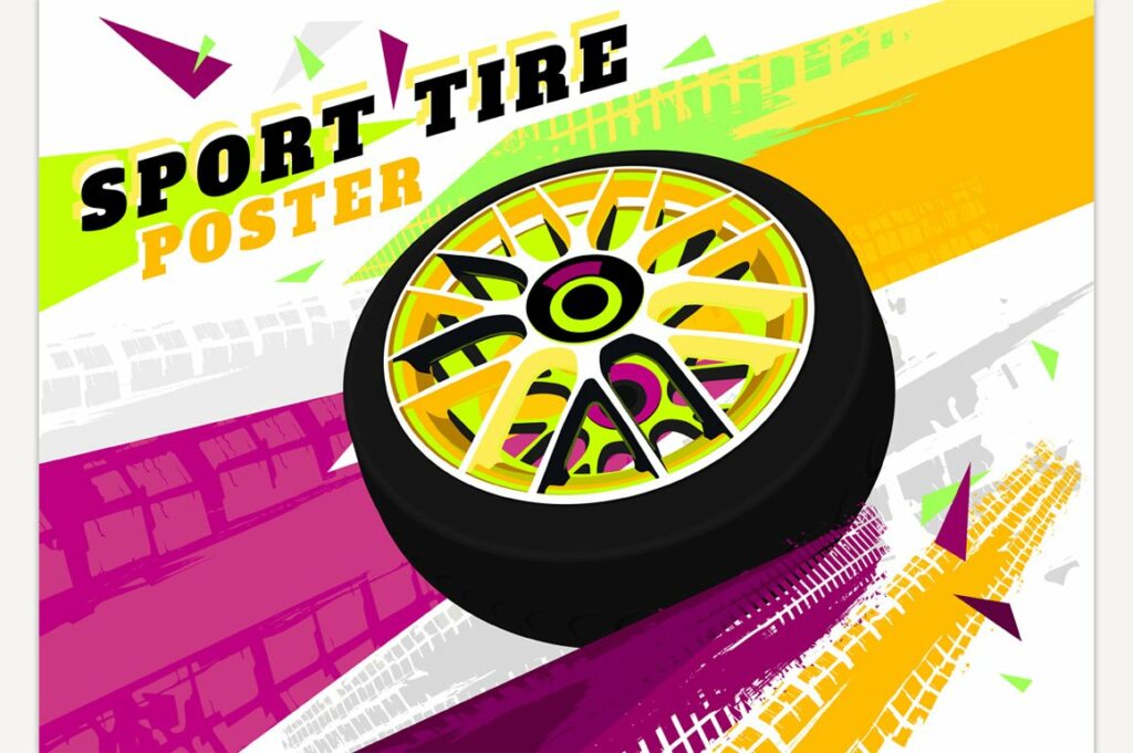 Sport Tire Poster – MasterBundles