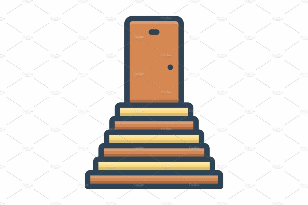 Stairs achievement icon – MasterBundles