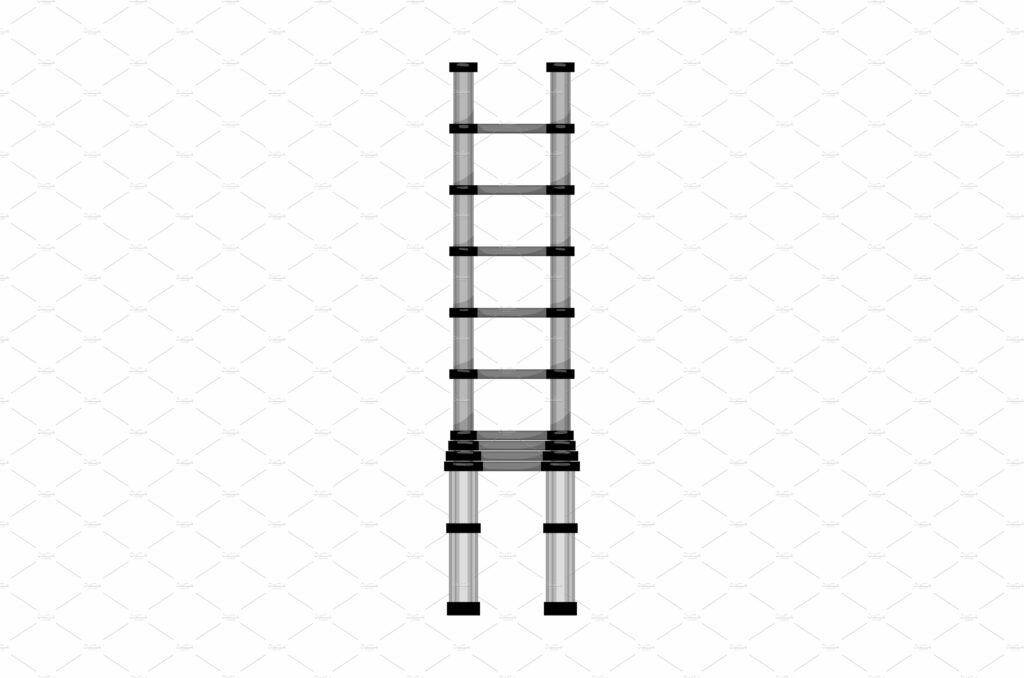 metal step ladder safety cartoon – MasterBundles