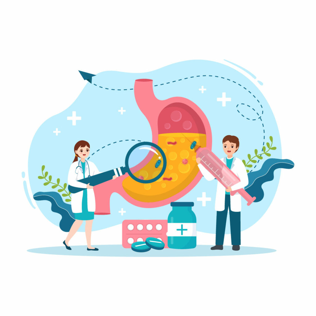 12 Stomach Health Gastroenterology Illustration - MasterBundles