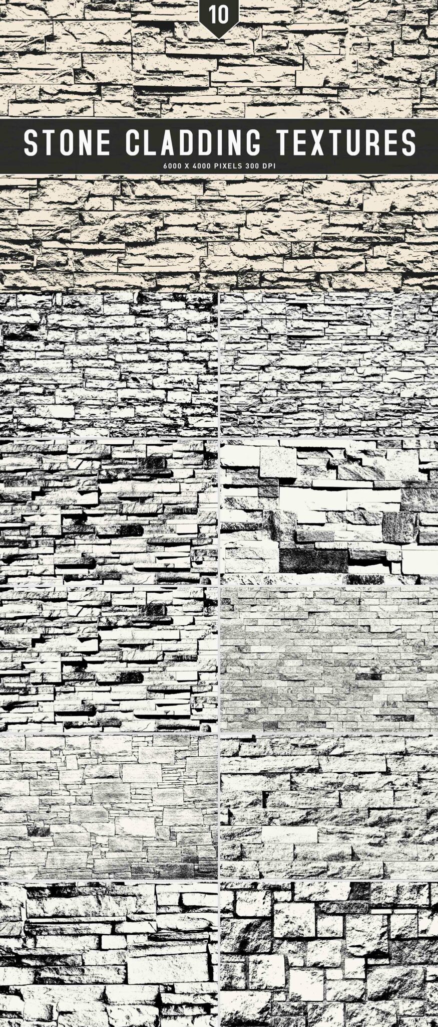 Stone Cladding Textures – MasterBundles