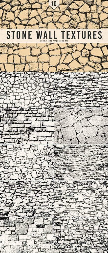 Stone Wall Textures – MasterBundles