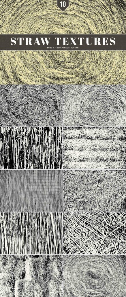 Straw Textures – MasterBundles