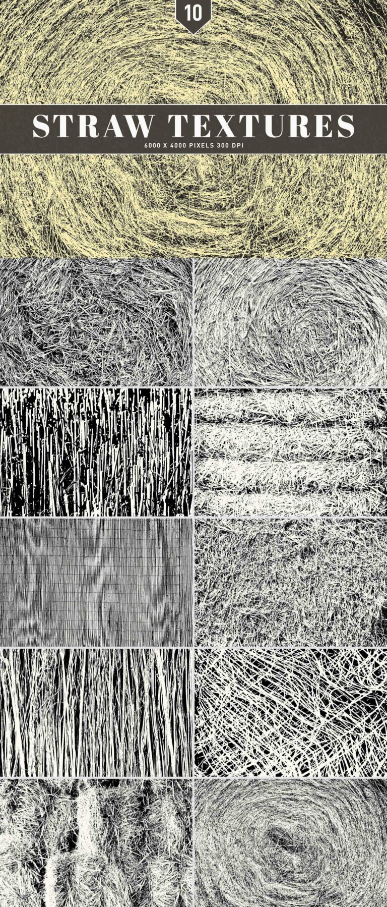 Straw Textures – MasterBundles