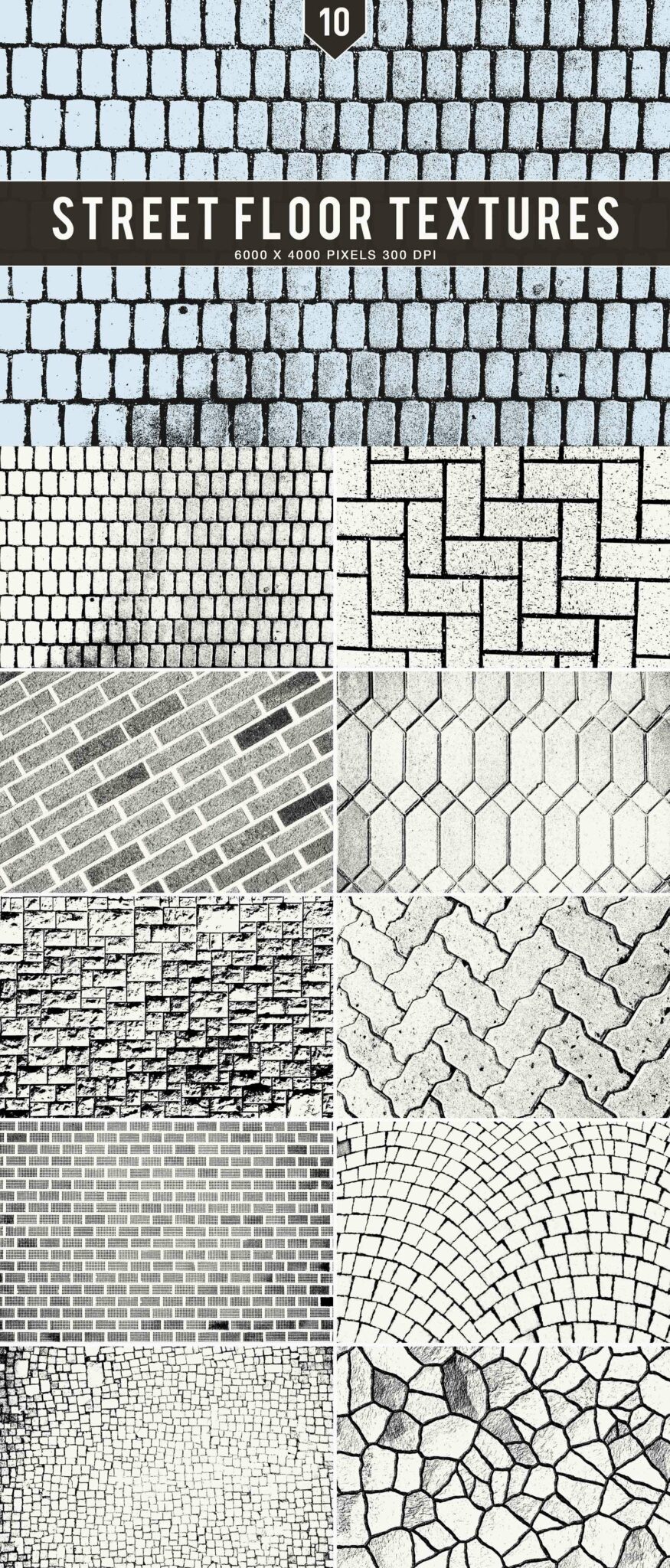 Street Floor Textures – MasterBundles