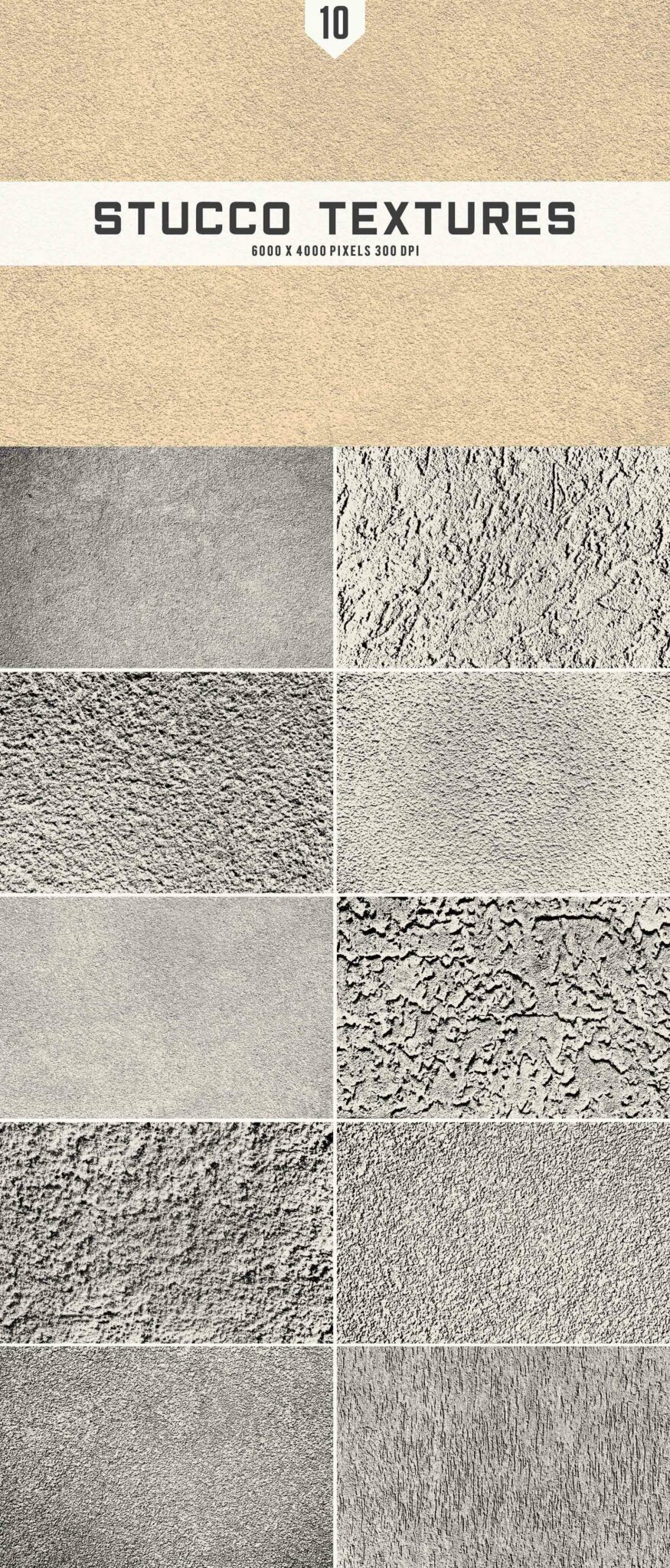 Stucco Textures – MasterBundles