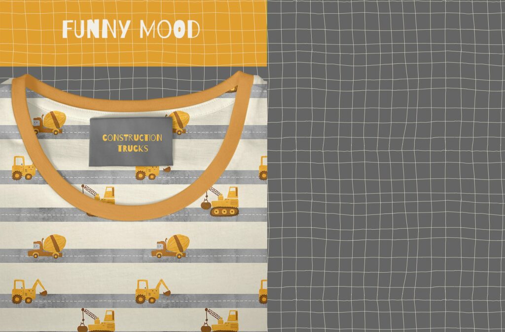 Construction trucks patterns – MasterBundles