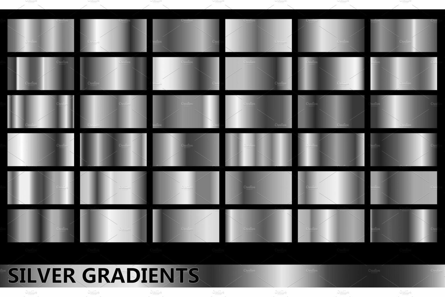 silver gradients collection – MasterBundles
