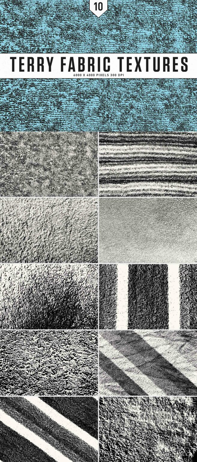 Terry Fabric Textures – MasterBundles
