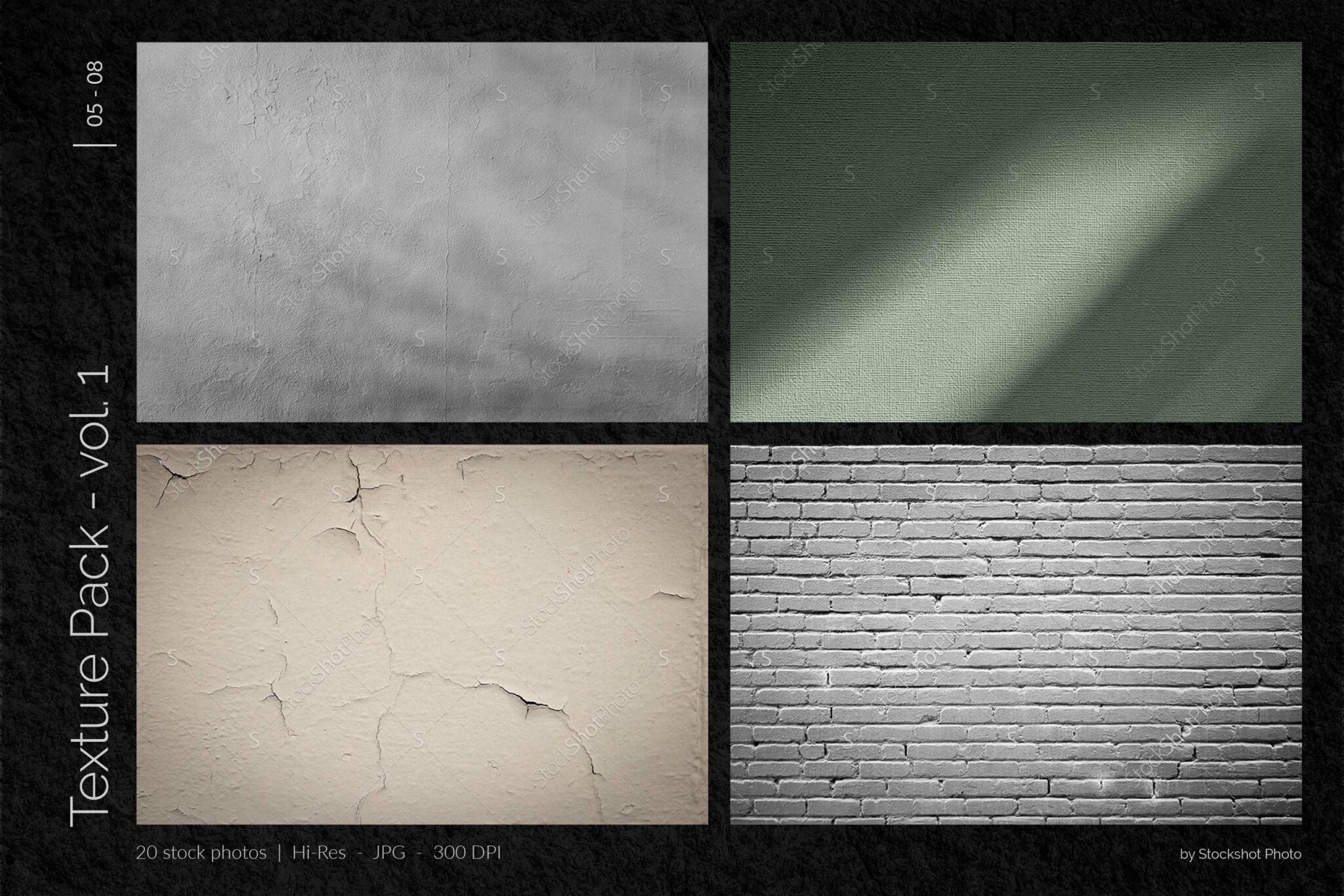 20 Assorted Texture Backgrounds – MasterBundles