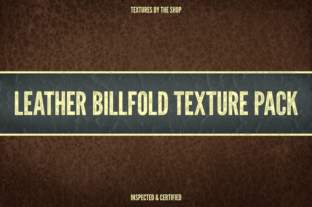 Leather billfold texture pack – MasterBundles