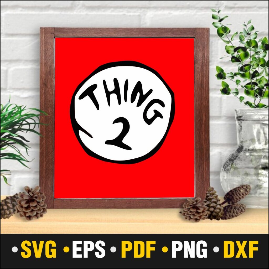 Things 1 & Things 2 Svg, Things 1 Svg, Vector Cut file Cricut ...