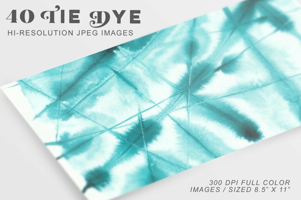 Tie Dye Ink Patterns 40 Unique JPGs – MasterBundles