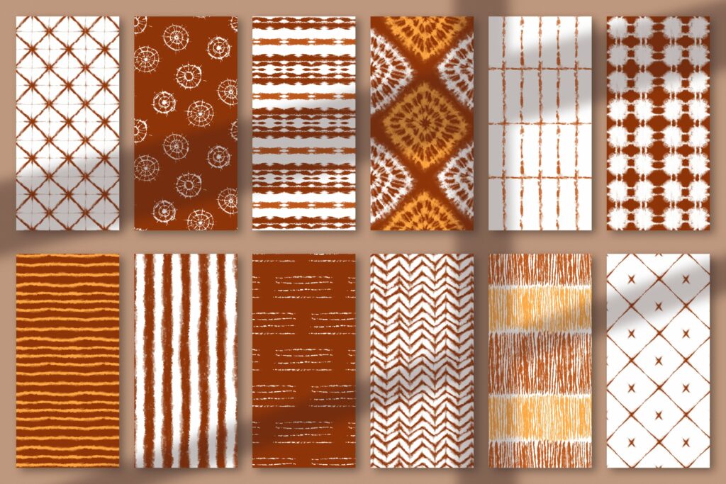 Seamless Terracotta Tie-Dye Patterns – MasterBundles