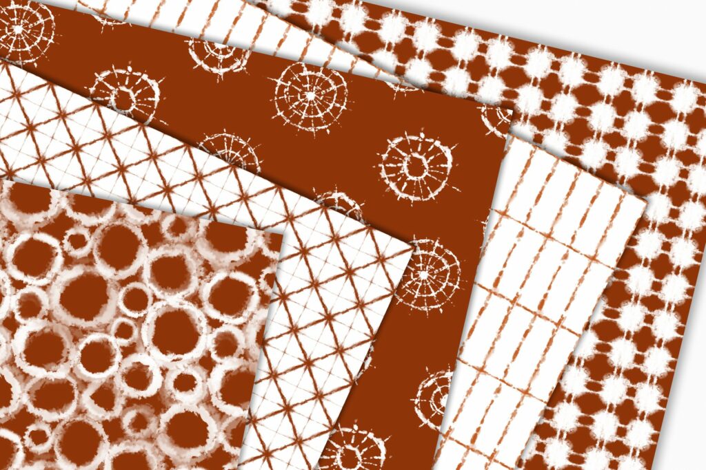 Seamless Terracotta Tie-Dye Patterns – MasterBundles