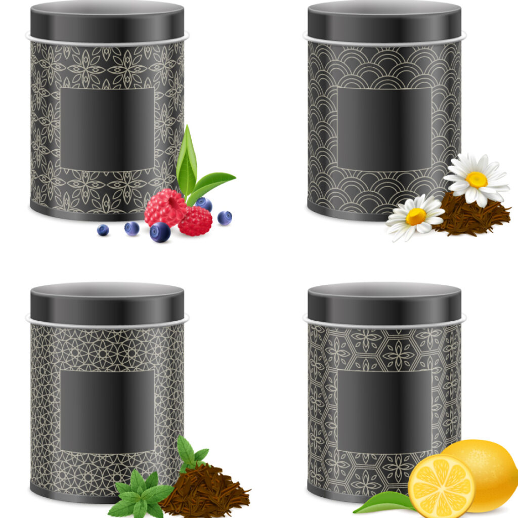 Tin pot 3d mockup design EPS file - MasterBundles