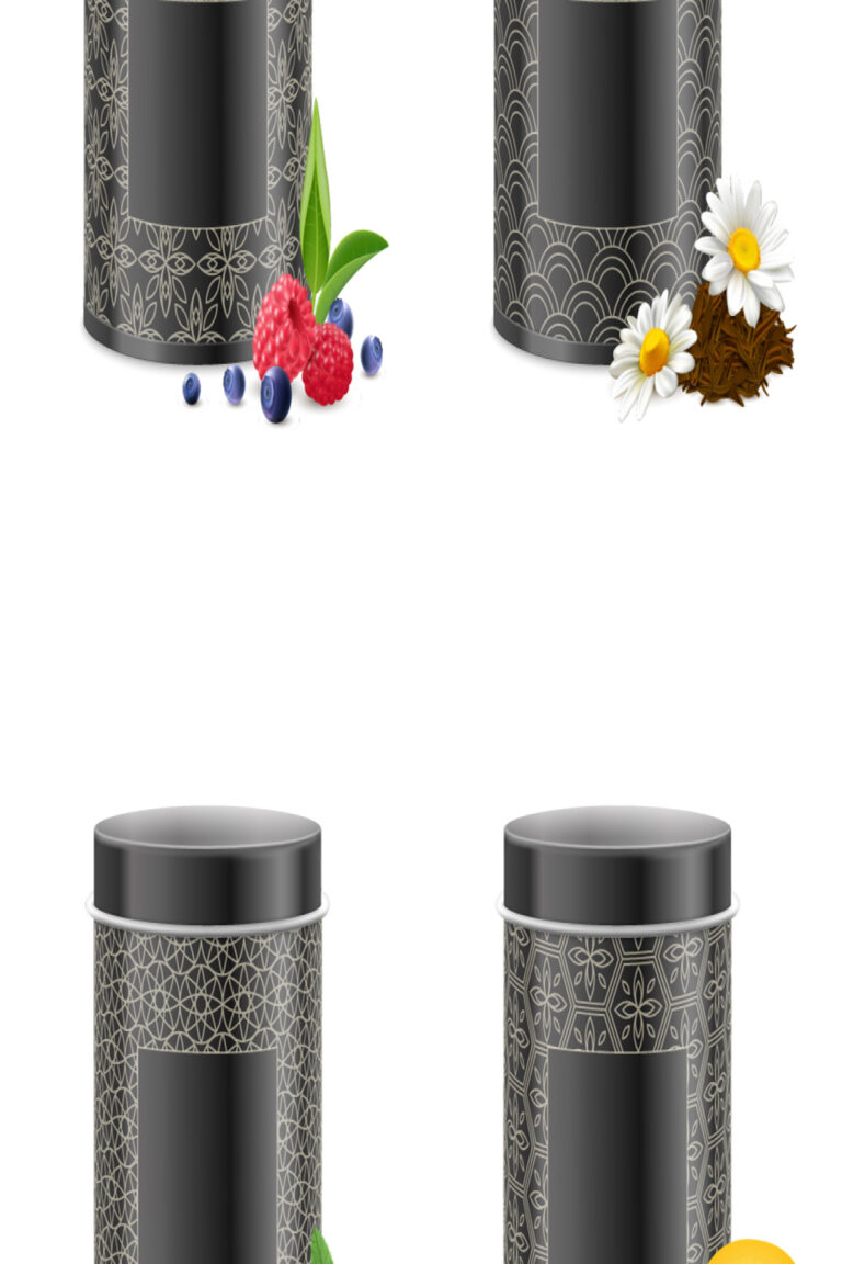 Tin pot 3d mockup design EPS file - MasterBundles