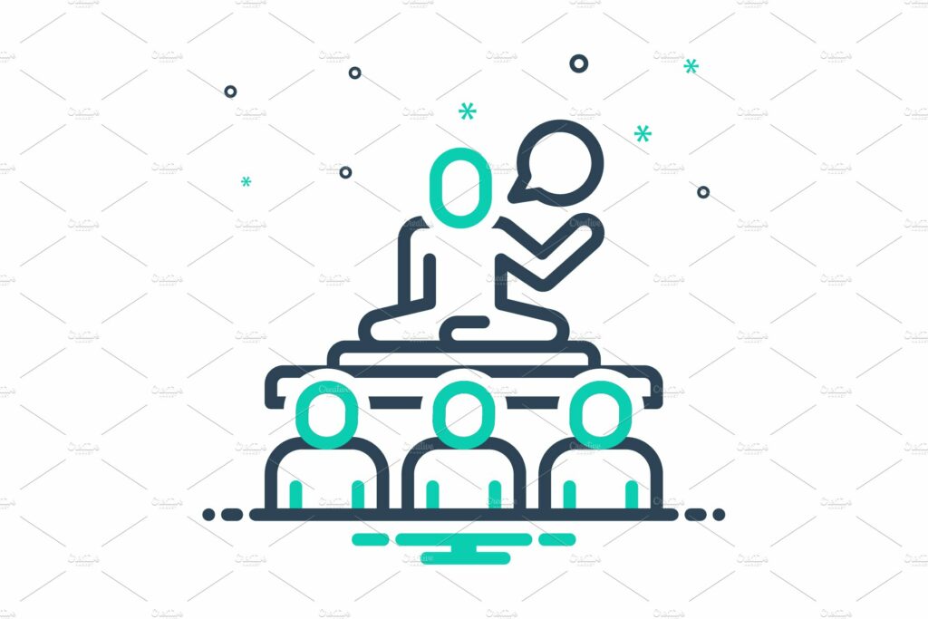 Told bubble mix icon – MasterBundles