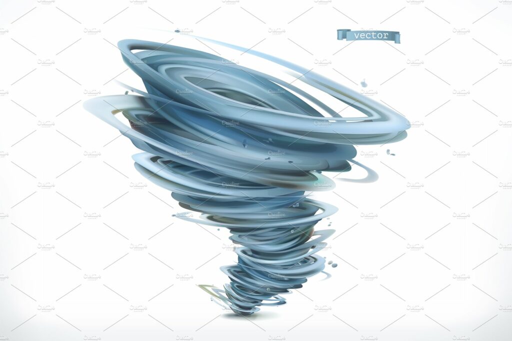 Tornado, hurricane, swirl, disaster – MasterBundles