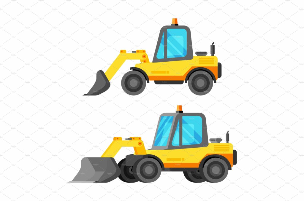 Bulldozer Construction Machinery – MasterBundles