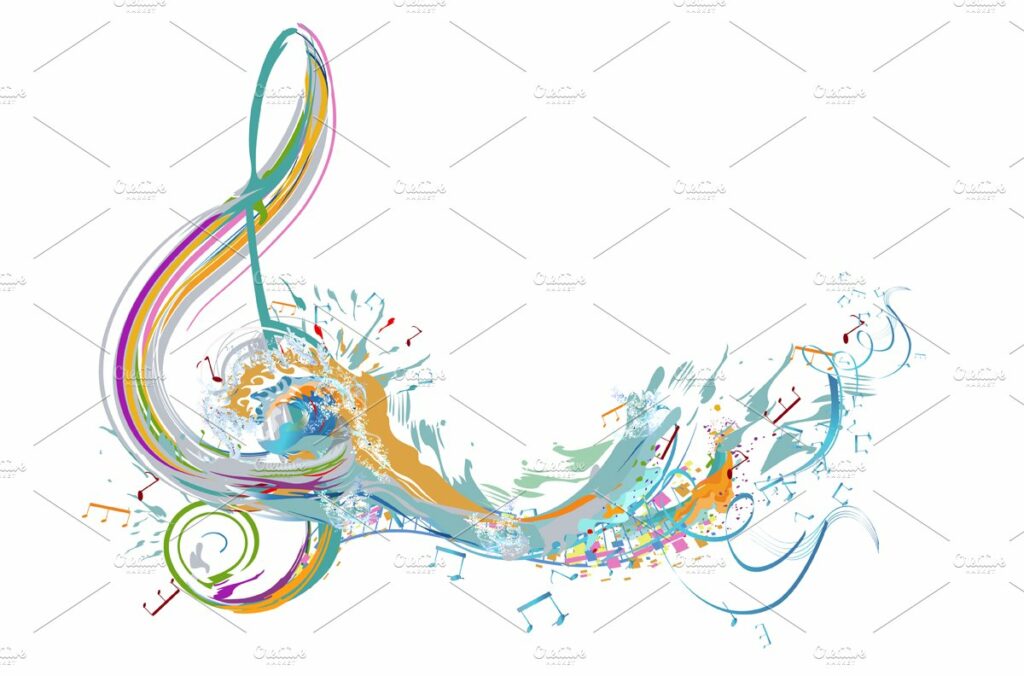 Set of 8 musical illustrations! – MasterBundles