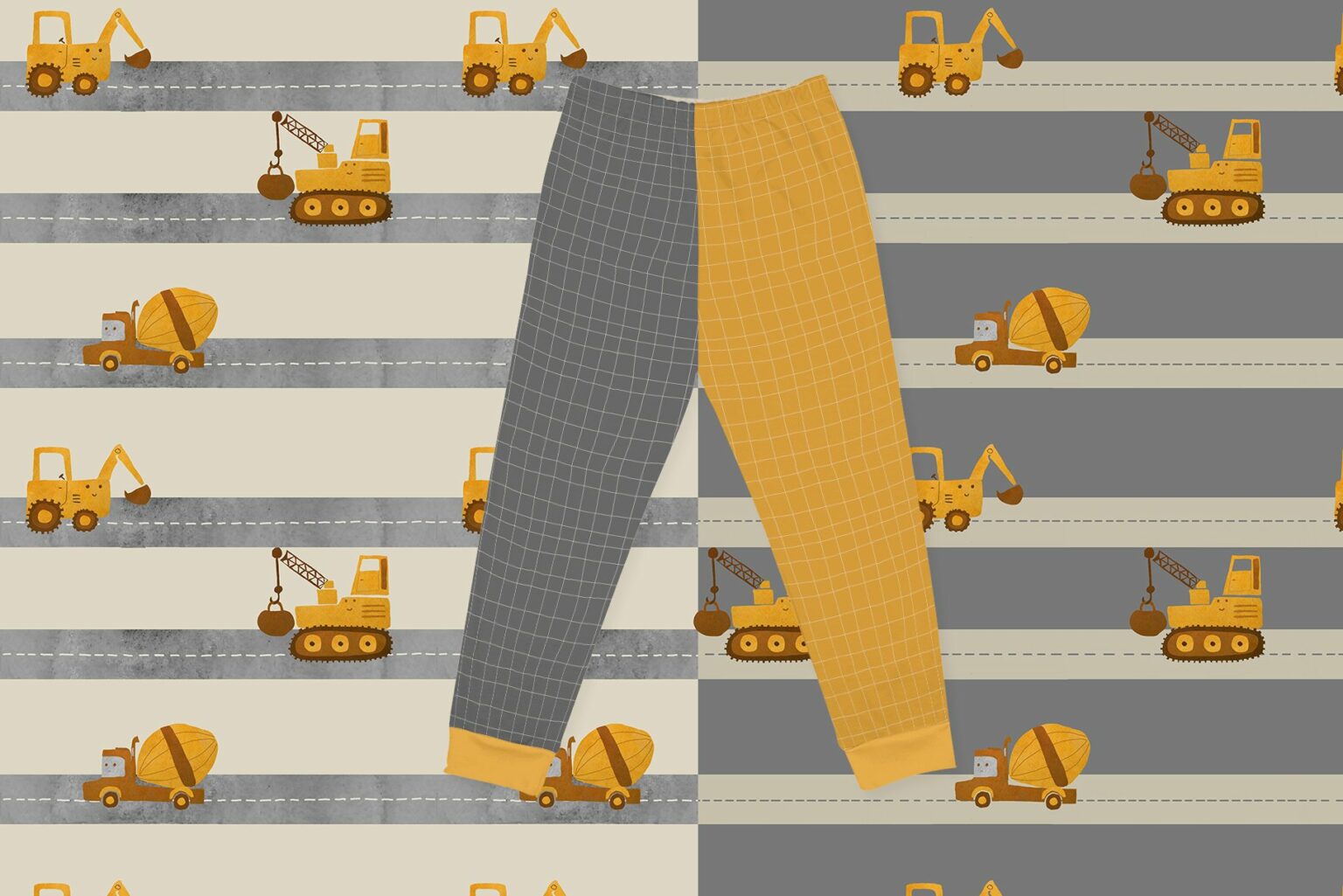 Construction trucks patterns – MasterBundles